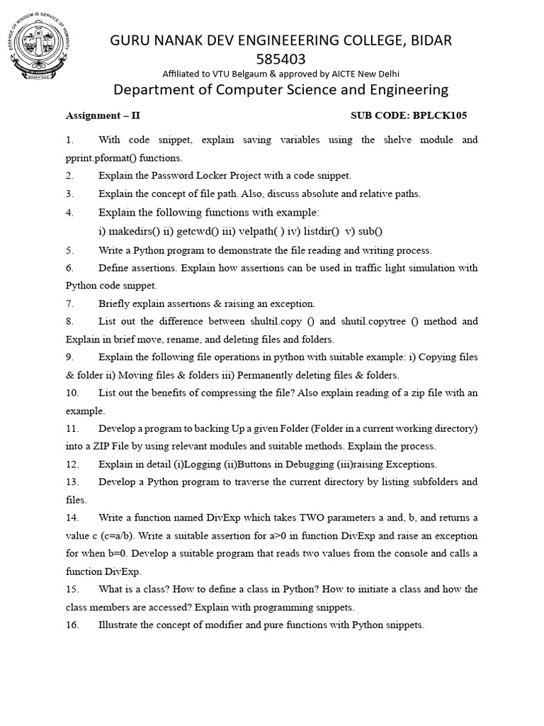 IAT 2 Question Bank 2024-25 | PDF | Computer File | Directory (Computing)