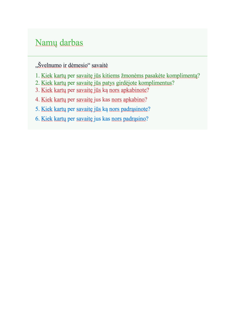 namu_ darbas - s_velnumo savaite_ | PDF