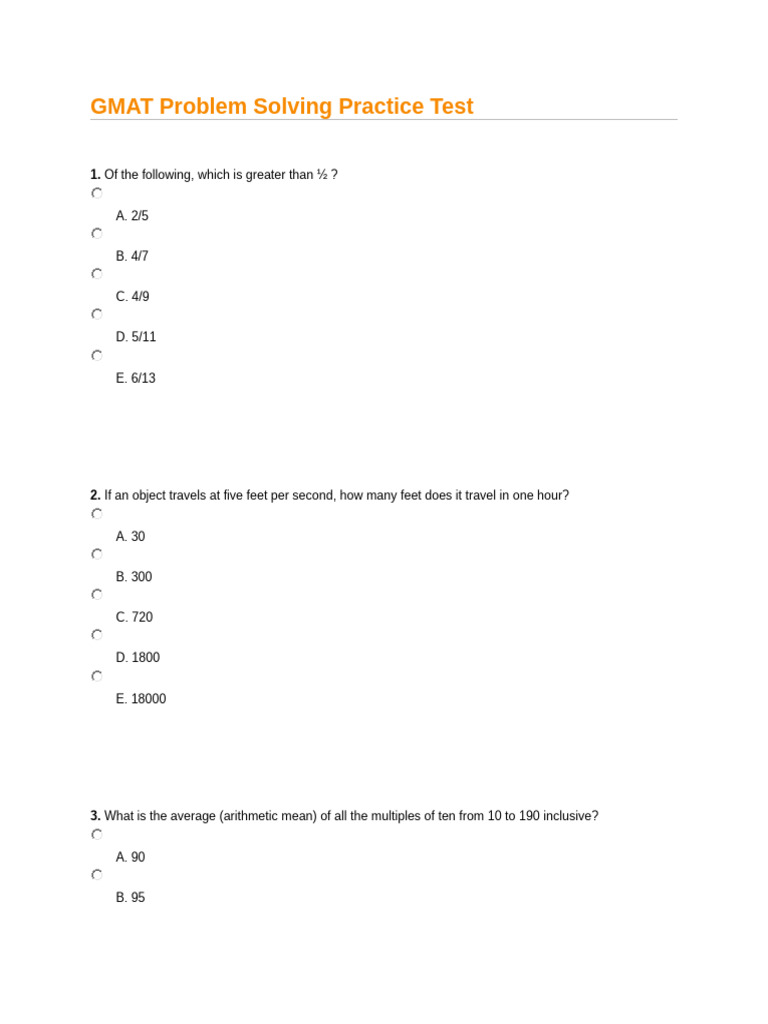 S Problem Solving 3 | PDF