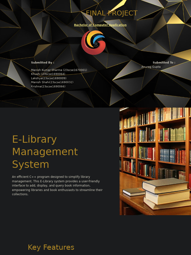 Final Project Library | PDF | Computer Program | Programming