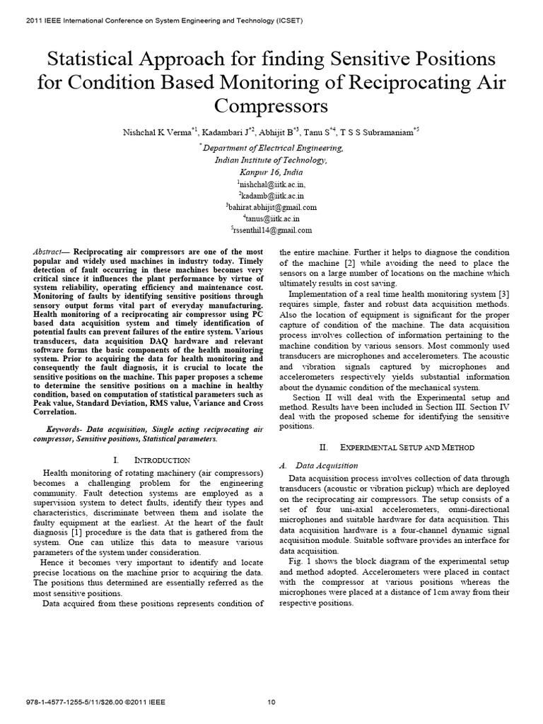 Statistical Approach for Finding Sensitive Positions for Condition ... Statistical Approach for Finding Sensitive Positions for Condition ...