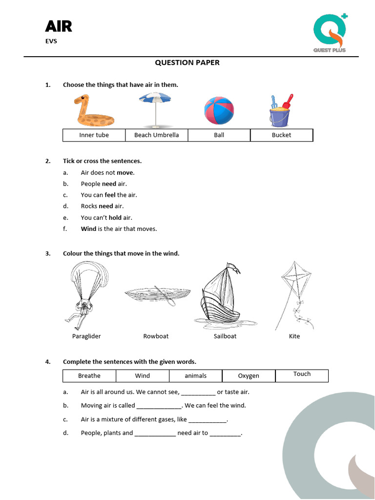 Grade 2 - Air - Page 1 QP133559317767418137 | PDF