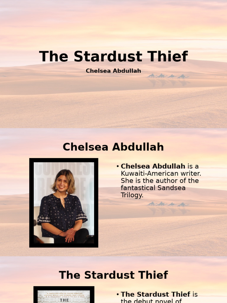 The Stardust Thief | PDF