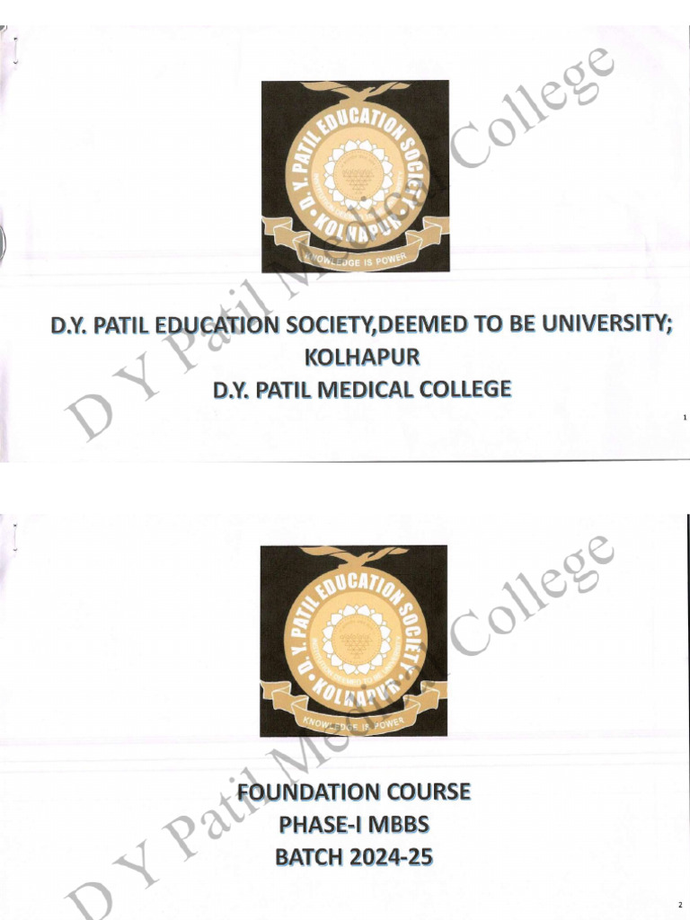 Cbme Mbbs Batch 2024 25 | PDF