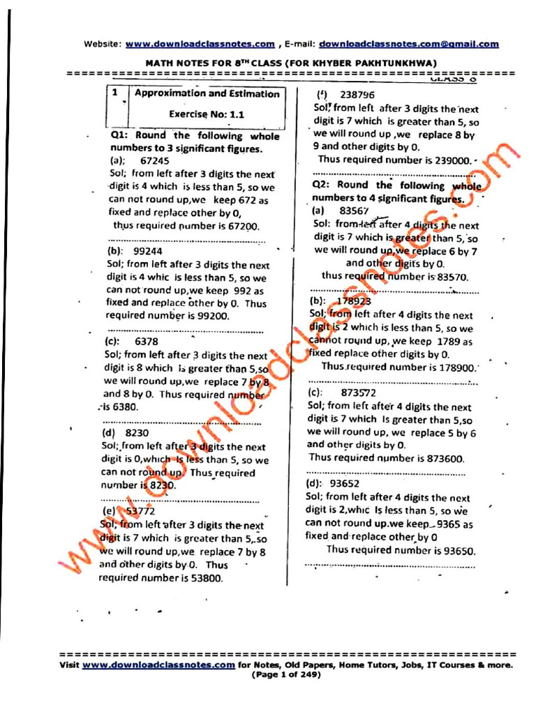 8 Math Guide | PDF