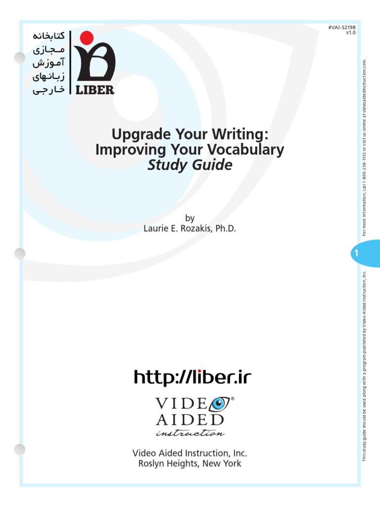 9-Improving Your Vocabulary Study Guide | PDF
