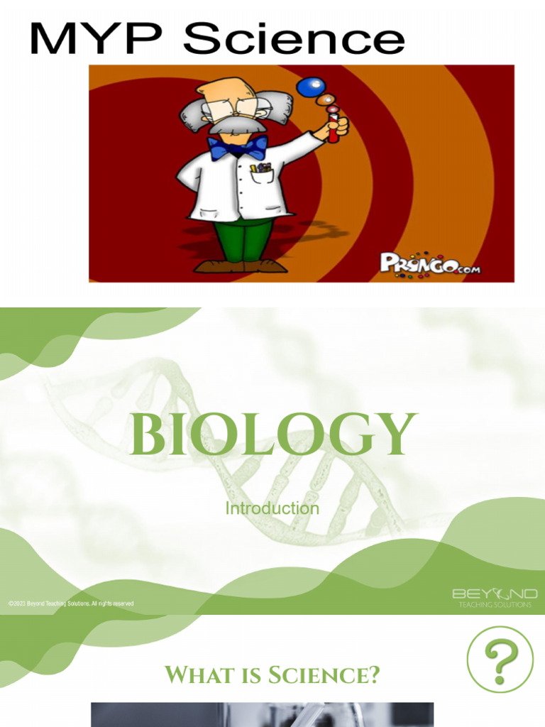 Introduction To Biology Lesson 2 | PDF | Science | Biology