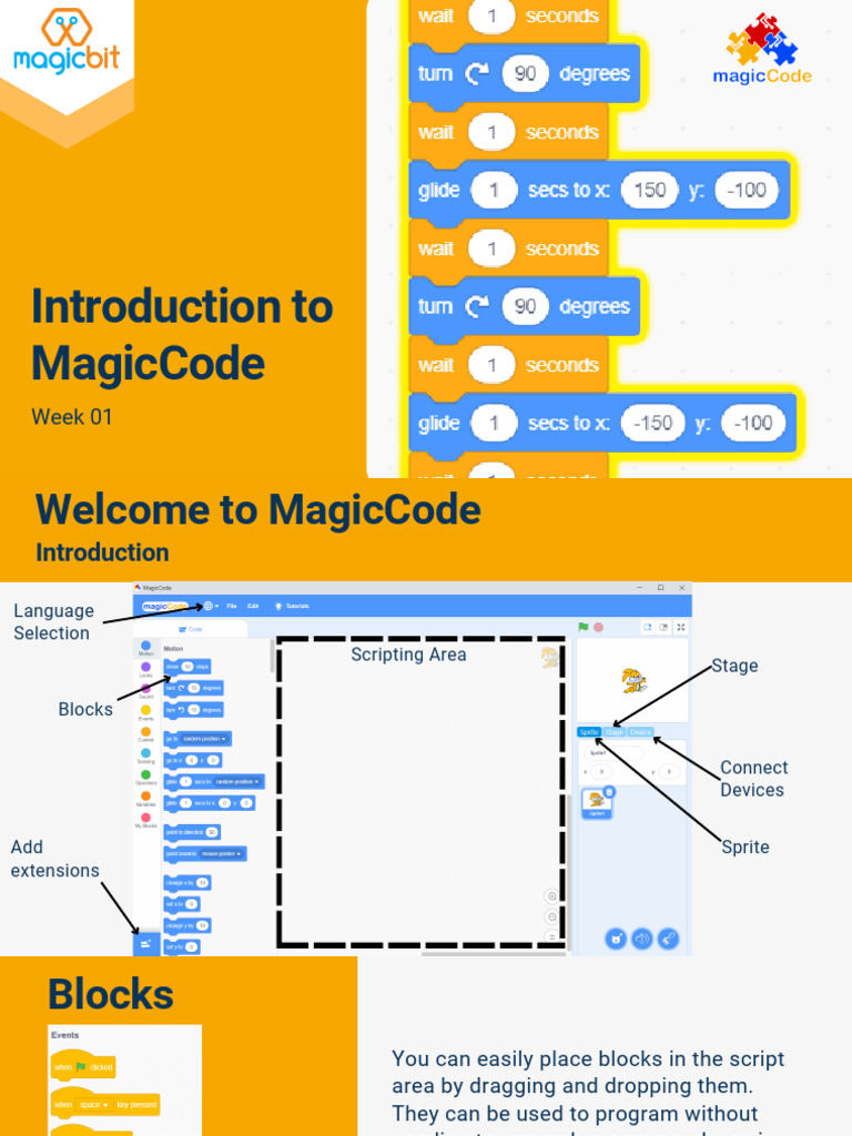 Week 01 Introduction To Scratch | PDF