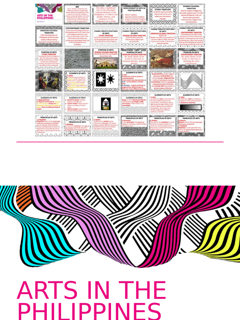 Q3 LESSON 1 Arts in The Philippines | PDF | Shape | Abstract Art