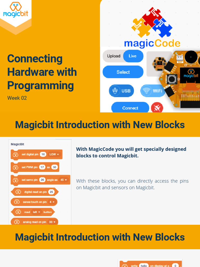 Magicbit Setup and Programming Guide | PDF | Wi Fi | Usb