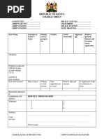 Kenya Charge Sheet Template | PDF | Law