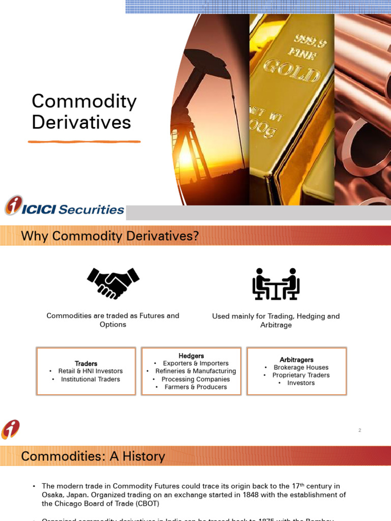 Commodity_Presentation | PDF | Option (Finance) | Futures Contract