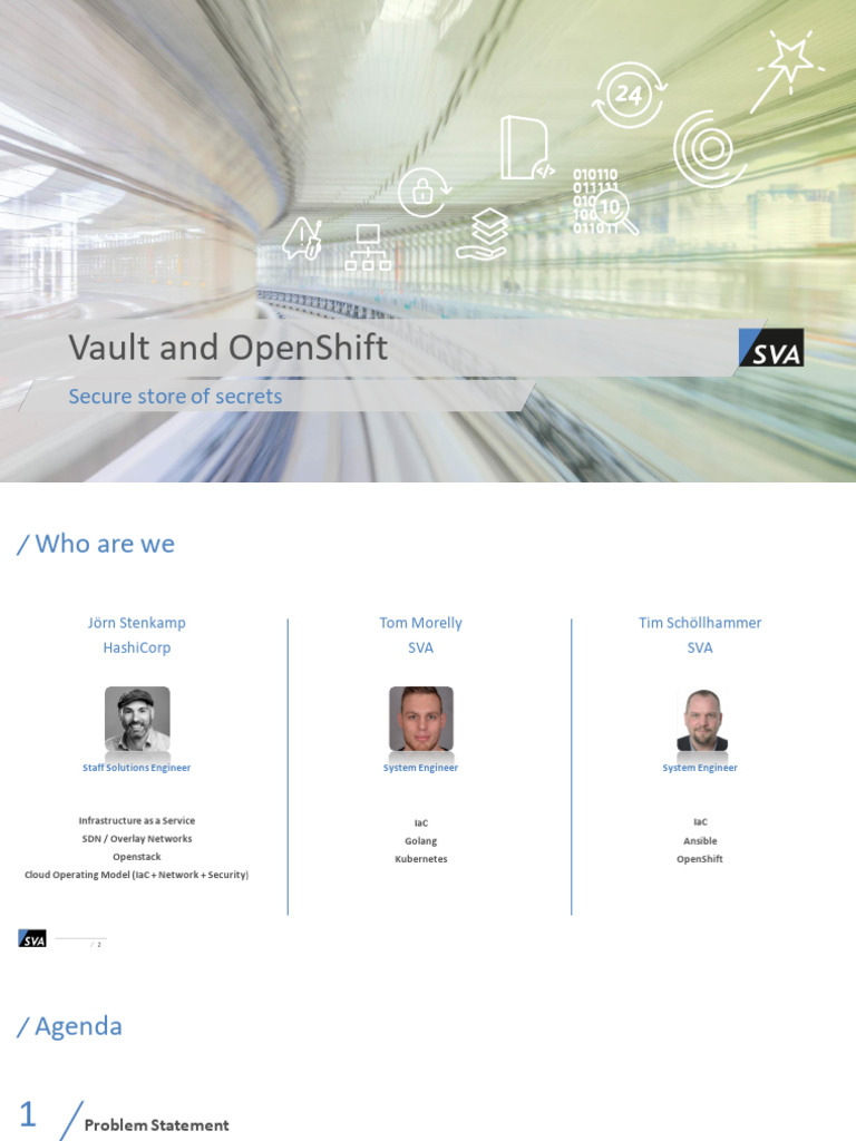 Vault and Openshift: Secure Store of Secrets | PDF | Computing | Information Technology