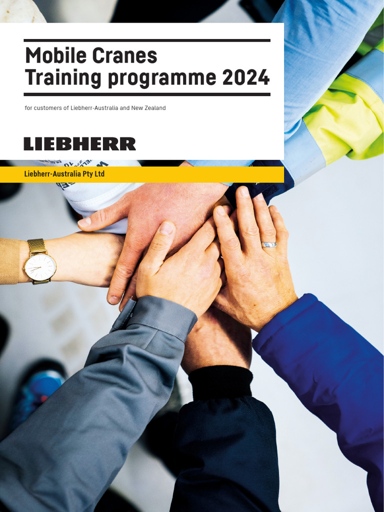 Liebherr Australia - Mobile Cranes - Training Catalogue 2024 | PDF ...