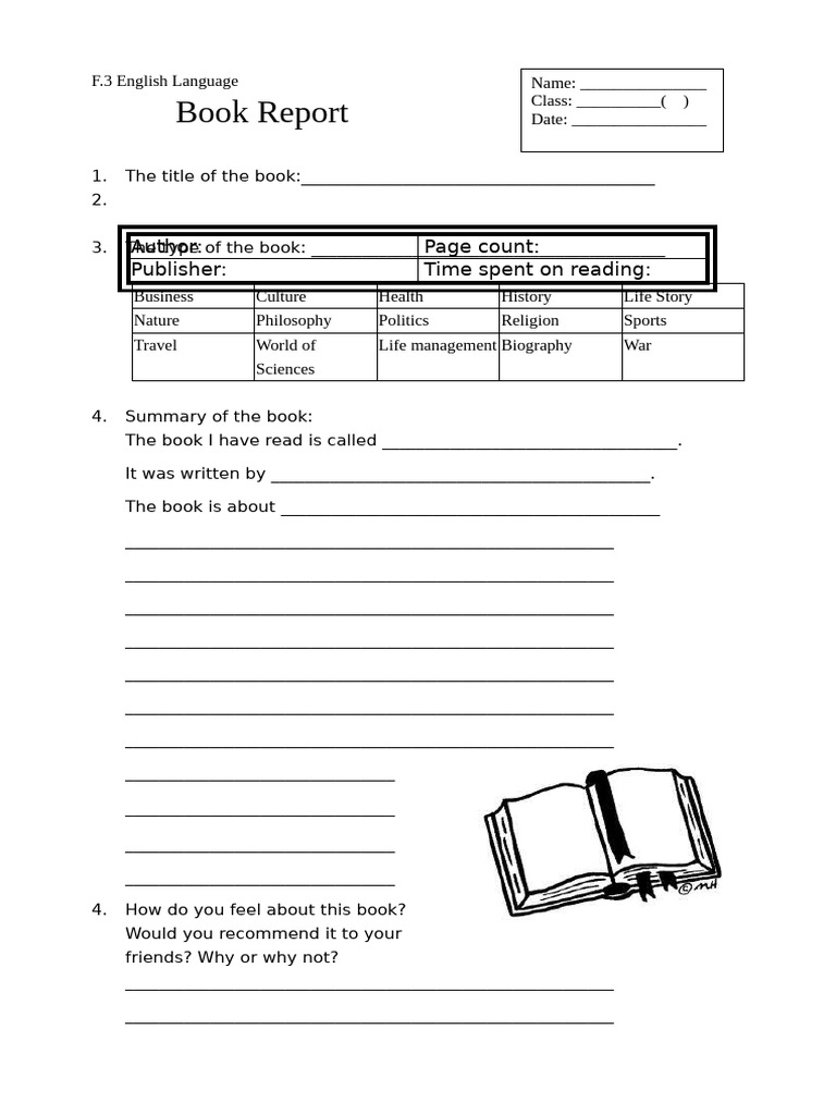 book-report-form-for-non-fiction_15827 | PDF