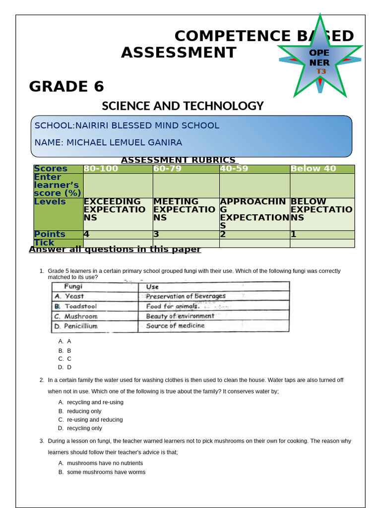 G6 SCIENCE AND TECHNOLOGY | PDF | Water | Trees