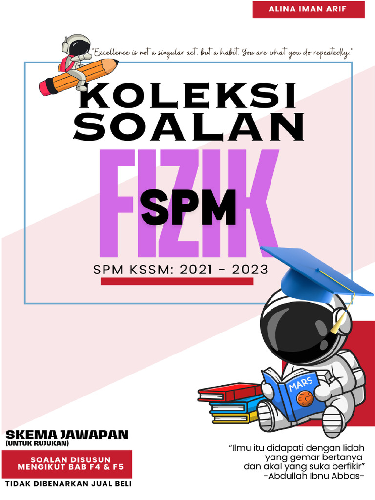Koleksi Soalan Fizik SPM 2021-2023 | PDF | Metrology | Physical Phenomena