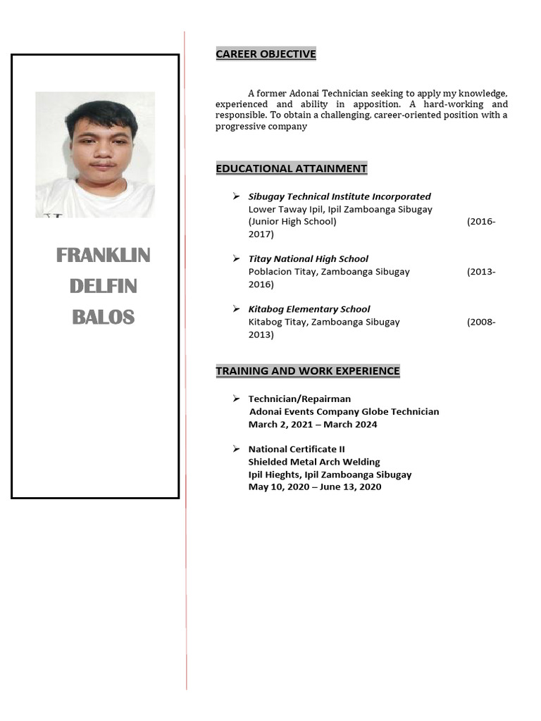 Franklin Resume | PDF