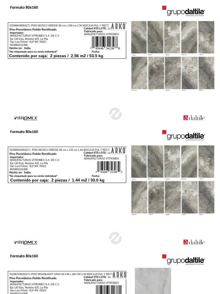 ARKO BOX - LABELS (05.05.2024) | PDF