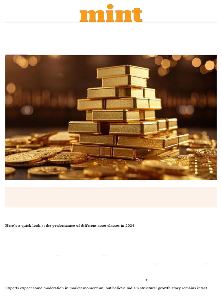 Asset Quilt - How Returns Varied Across Assets Classes in 2024 and Last ...