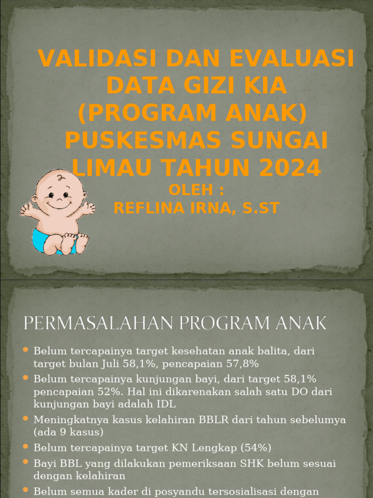 PPT VALIDASI DAN EVALUASI GIKIA ANAK TH 2024 | PDF