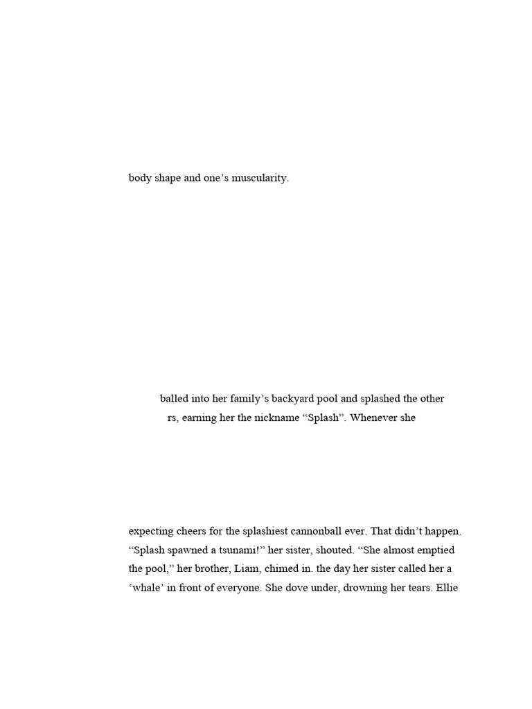 Chapter 2 BODY SHAMING IN NOVELS | PDF