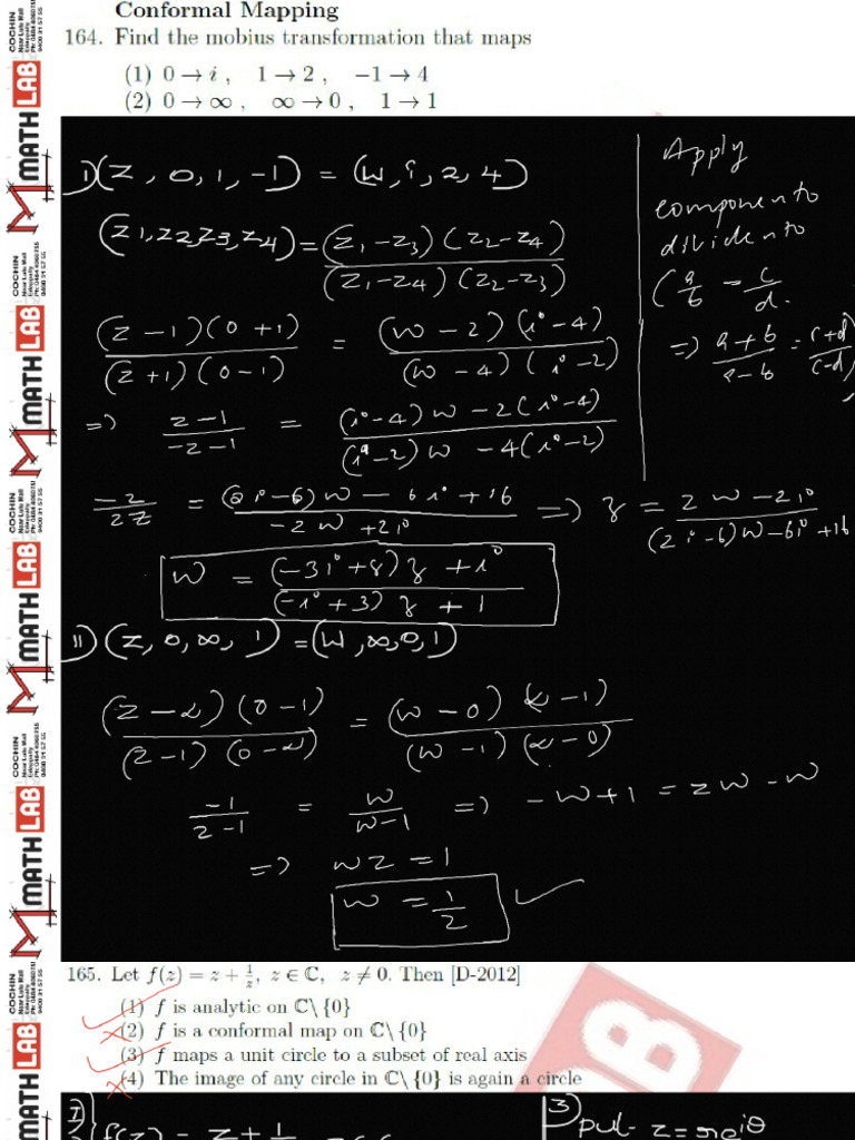 CA NET Conformal mappings-1 | PDF