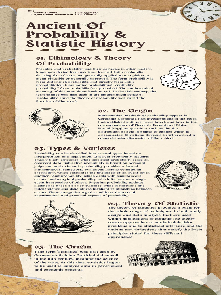 Ancient of Probabilty & Statistic History - Compressed | PDF ...
