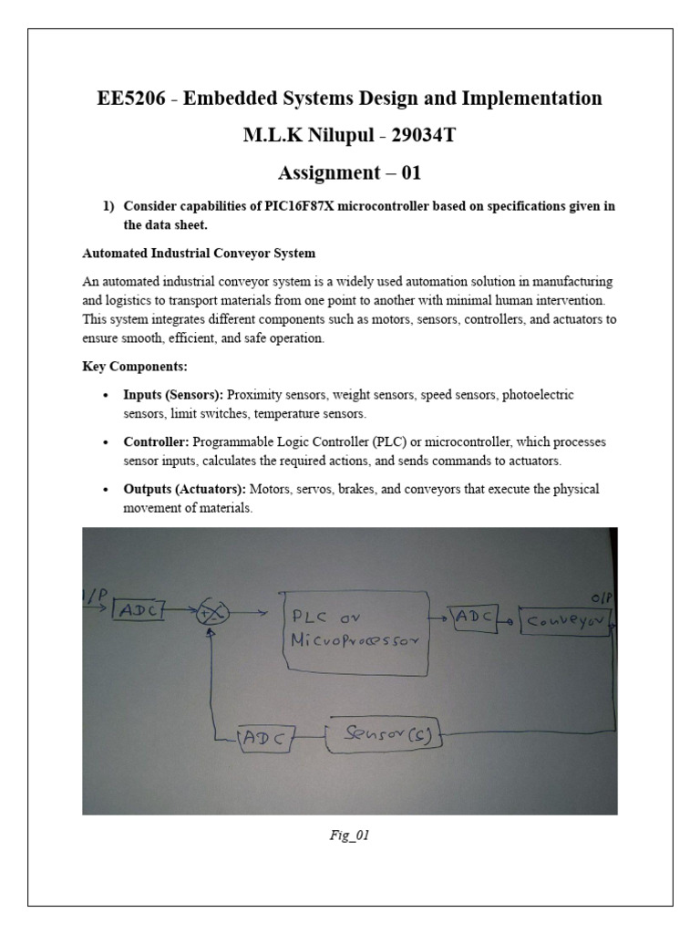 M.L.K Nilupul_29034T_A1 (1) | PDF | Microcontroller | Automation