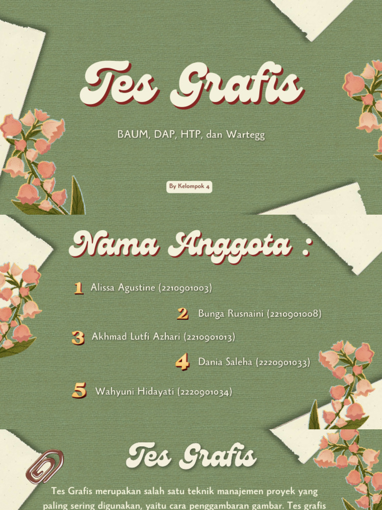 Tes Grafis: DAP, BAUM, HTP, Wartegg | PDF