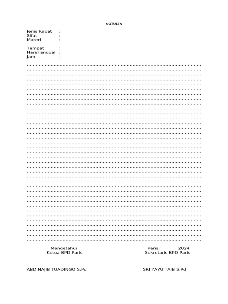 NOTULEN | PDF