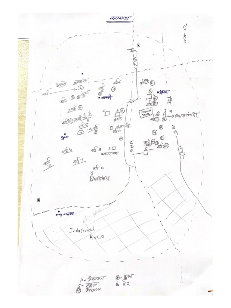 Sample Map - Rasmada and Piparchedi Village | PDF
