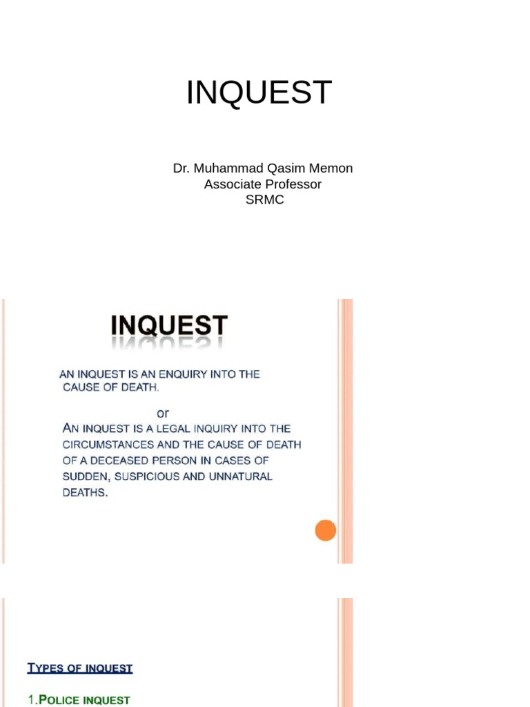 Inquest | PDF