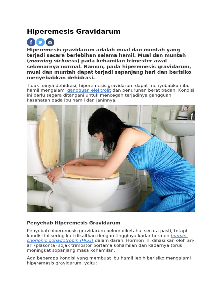 Hiperemesis Gravidarum | PDF