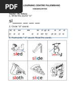 Jolly Phonics Letter "S" | PDF