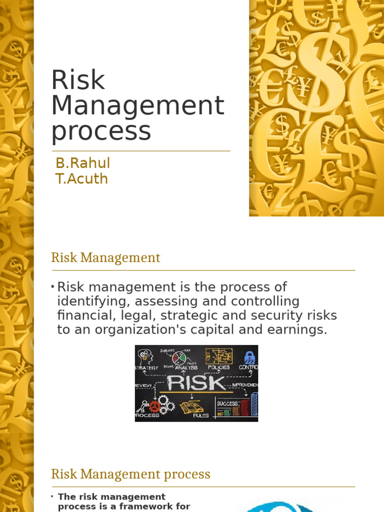 Risk Management Process | PDF | Risk | Risk Management