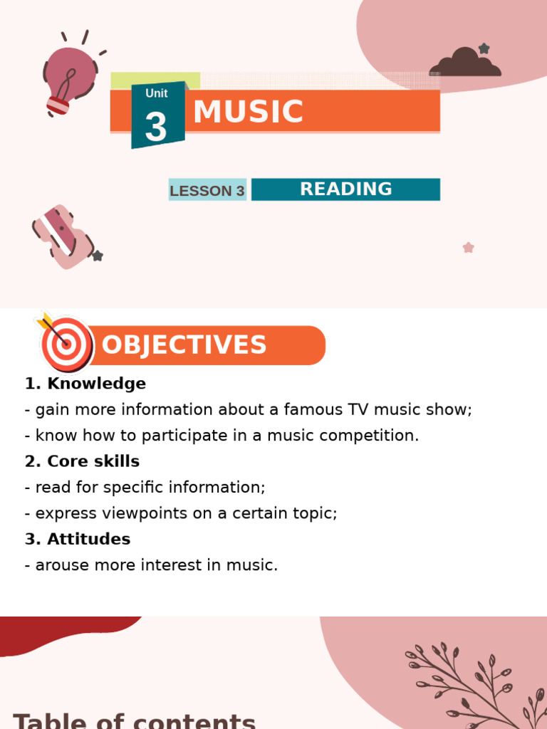 Unit 3 Lesson 3 Reading | PDF