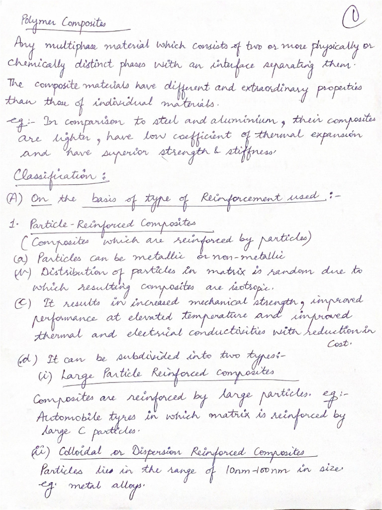 Polymer Composites, Polymer Blends, Conducting Polymers, Biodegradable ...