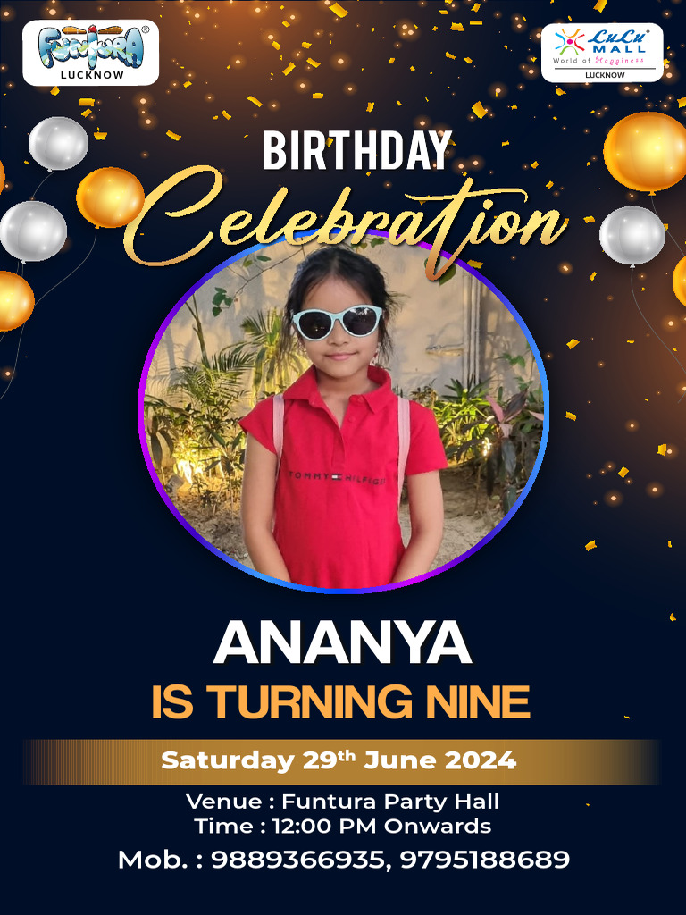 Ananya's 9th Birthday Bash | PDF