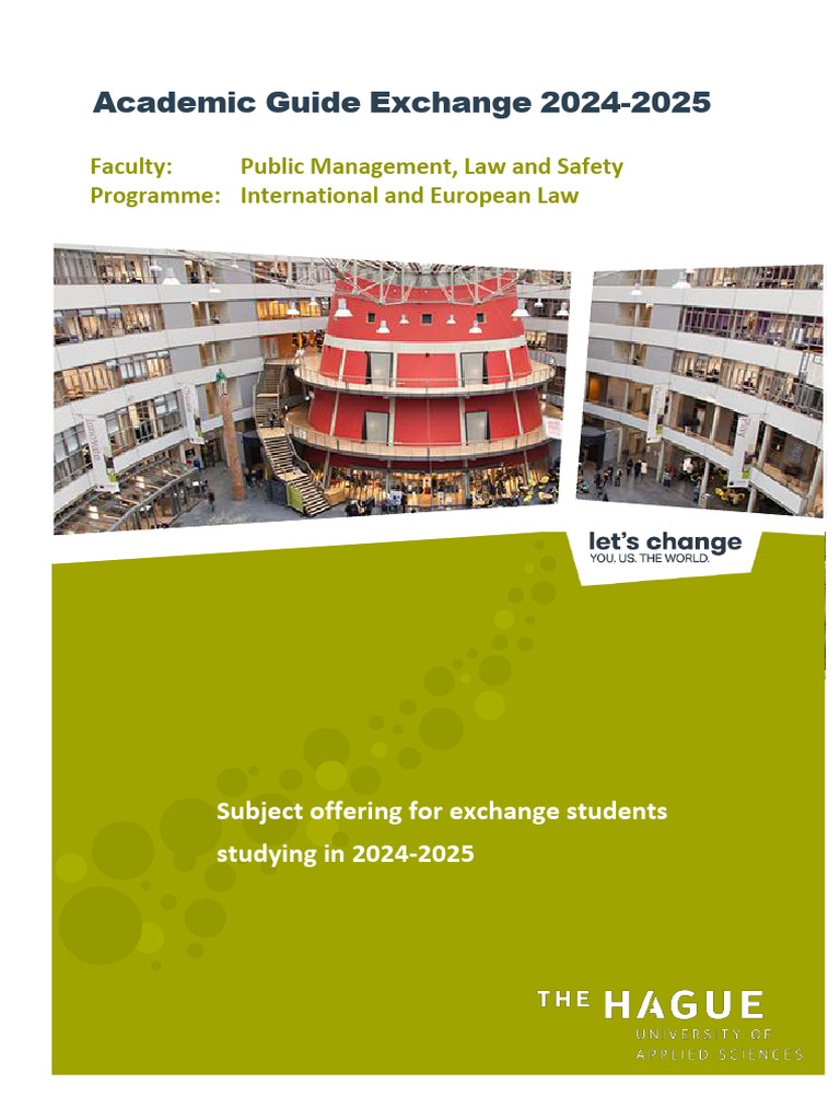 Law Academic Guide Exchange 2024 2025 | PDF | Computer Security | Security
