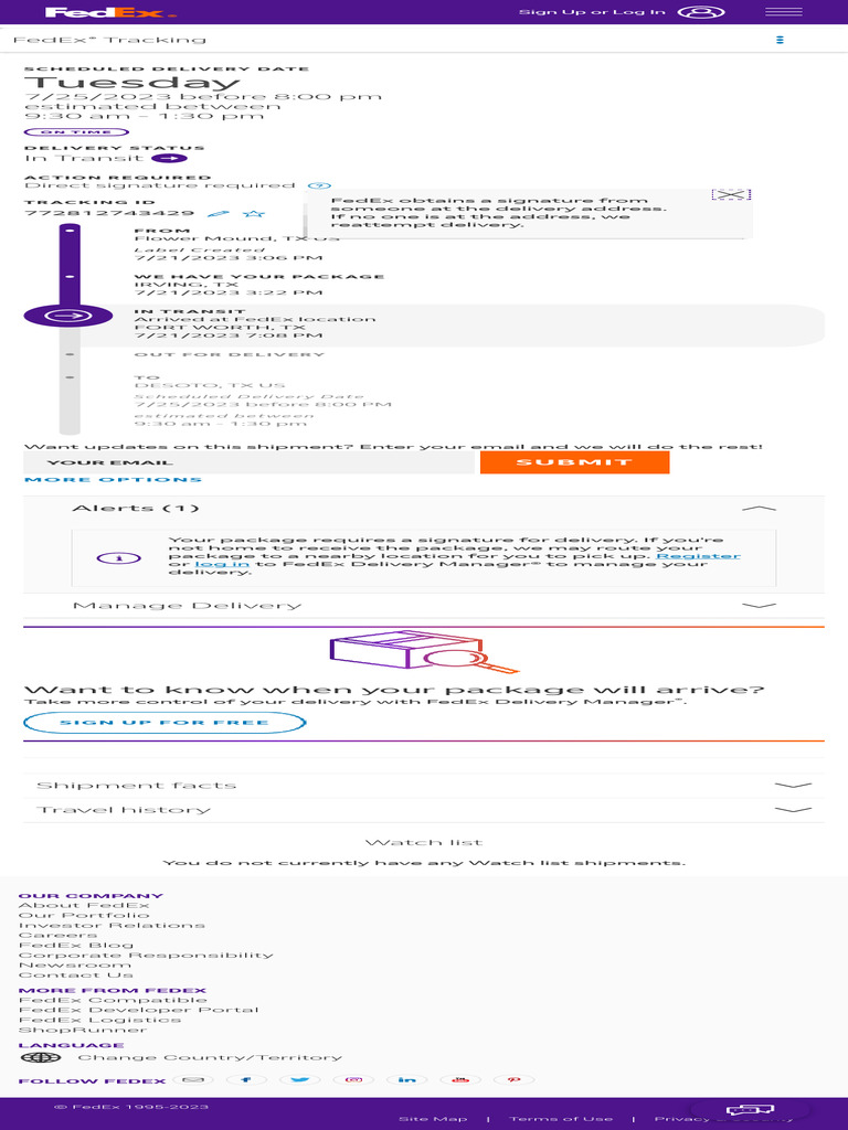 Detailed Tracking | PDF