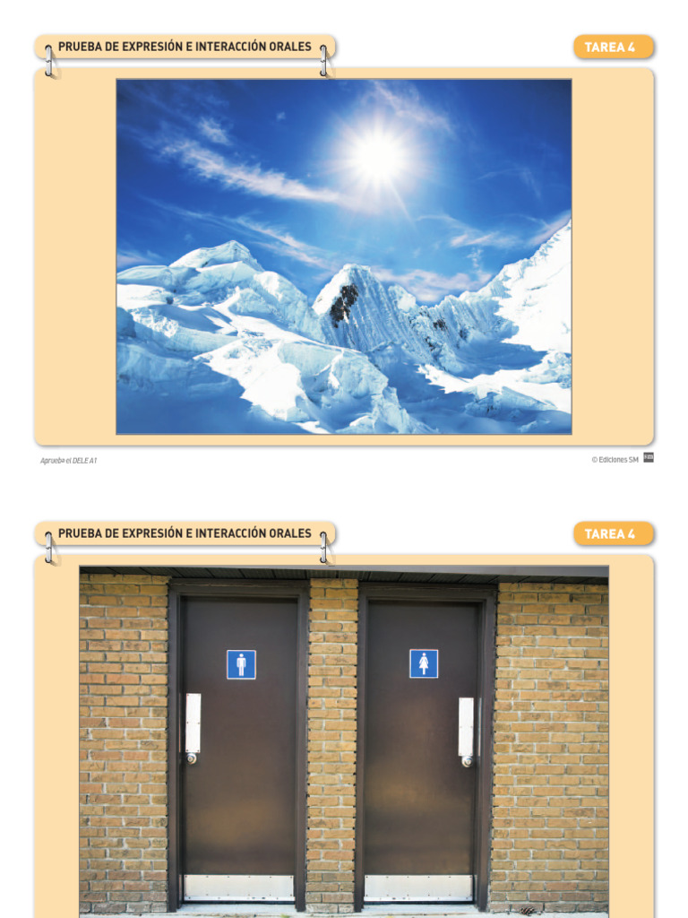 Aprueba el DELE A1. Fotos expresión oral | PDF