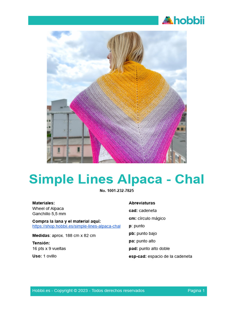 Simple Lines Alpaca - Chal | PDF