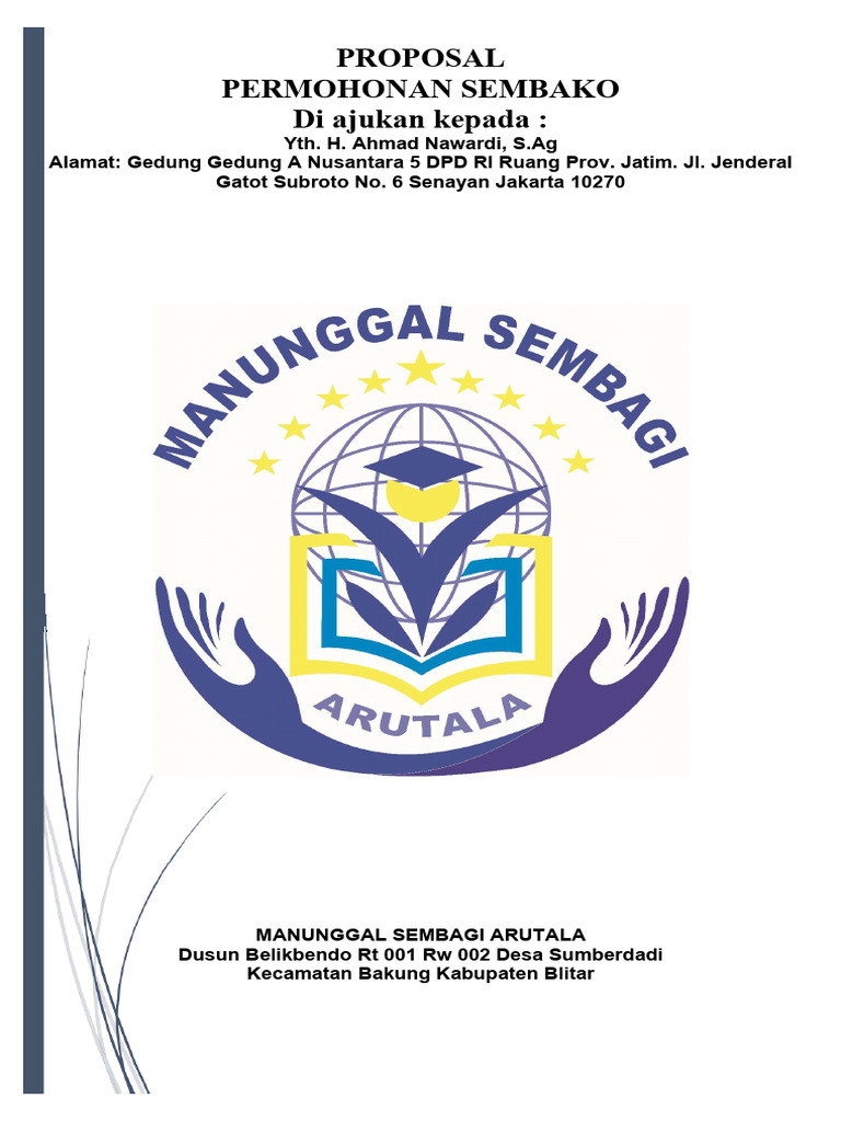 Proposal Permohonan Sembako | PDF
