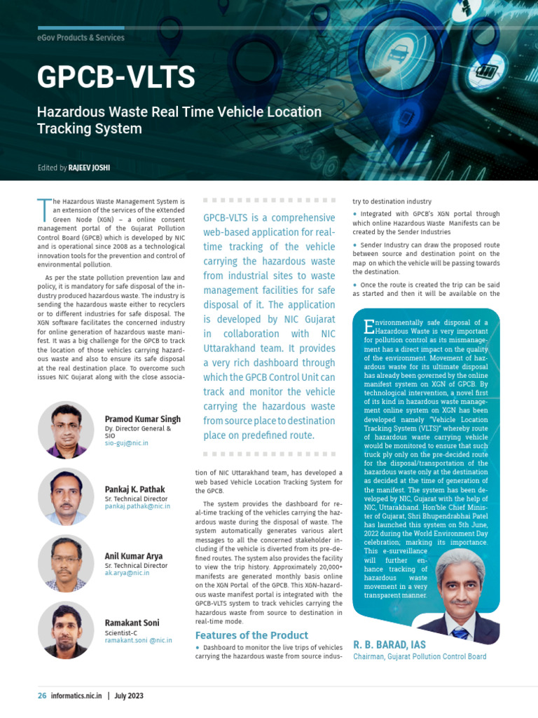 Real-Time Hazardous Waste Tracking System | PDF | Waste Management ...