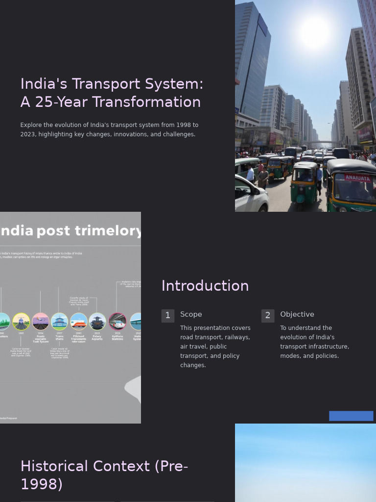 Indias Transport System A 25 Year Transformation | PDF | Transport ...