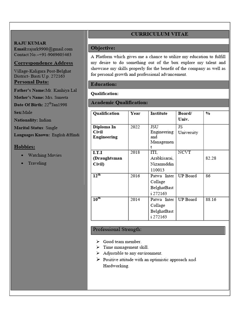 RAJU RESUME (1) (2) | PDF