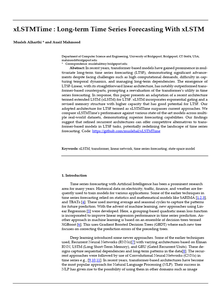 Advanced Time Series Forecasting | PDF | Time Series | Computational Neuroscience