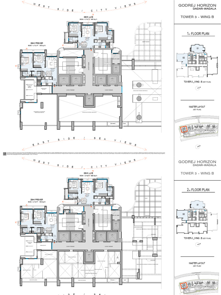 B Wing Cutsheet Godrej Horizon T3 | PDF | Queensland Heritage Register | Buildings And Structures