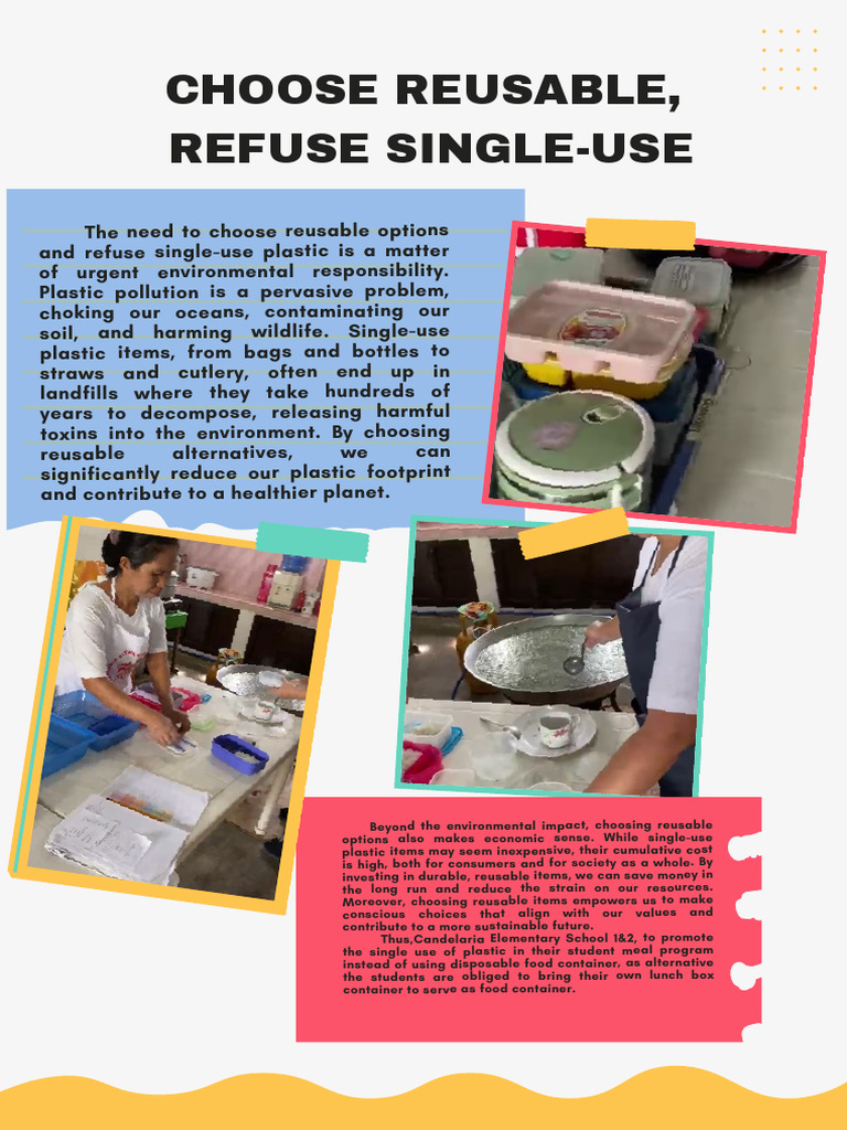 Choose Reusable, Refuse Single-Use | PDF